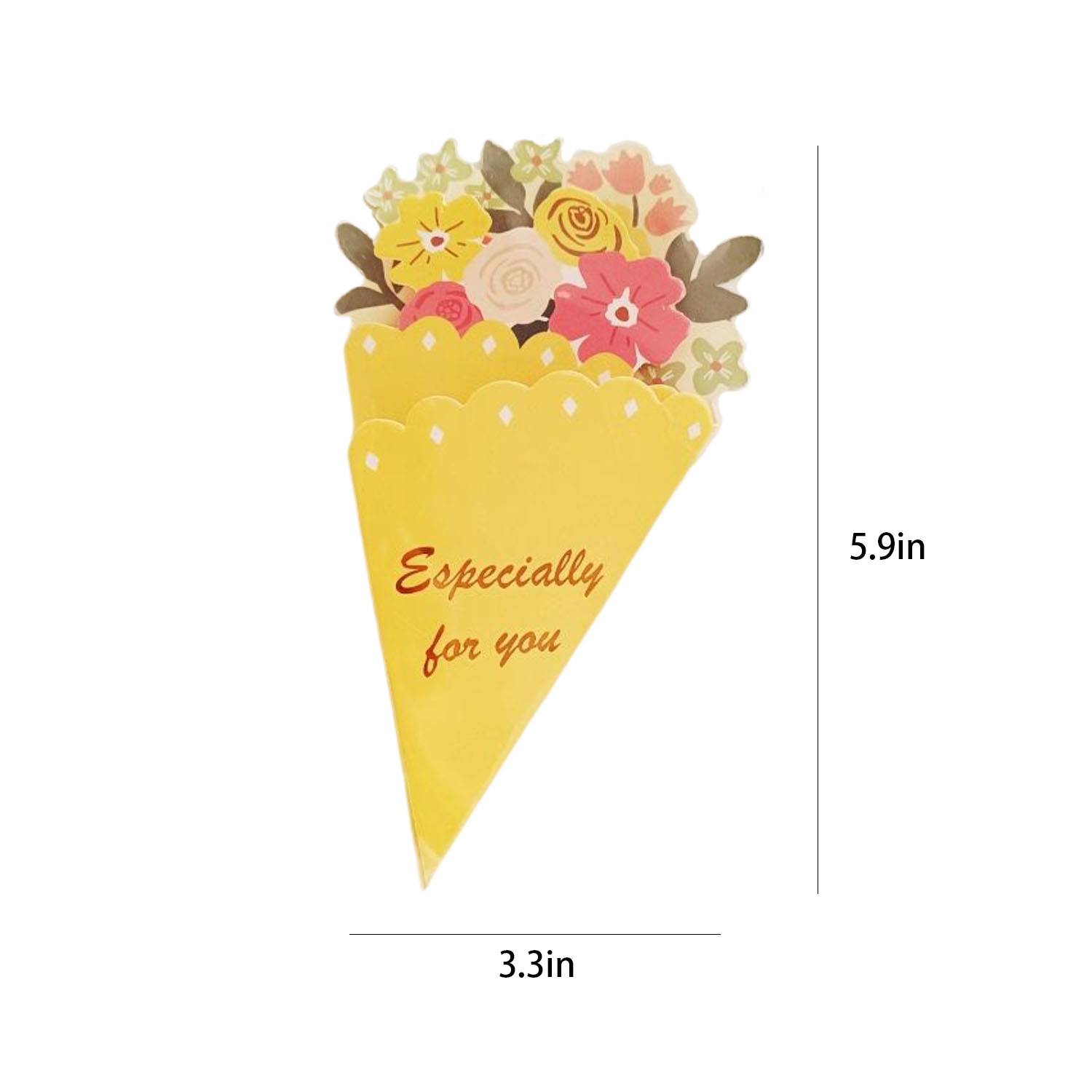 3D Paper Flower Bouquet Pop Up Greeting Card – AJFashionGroup