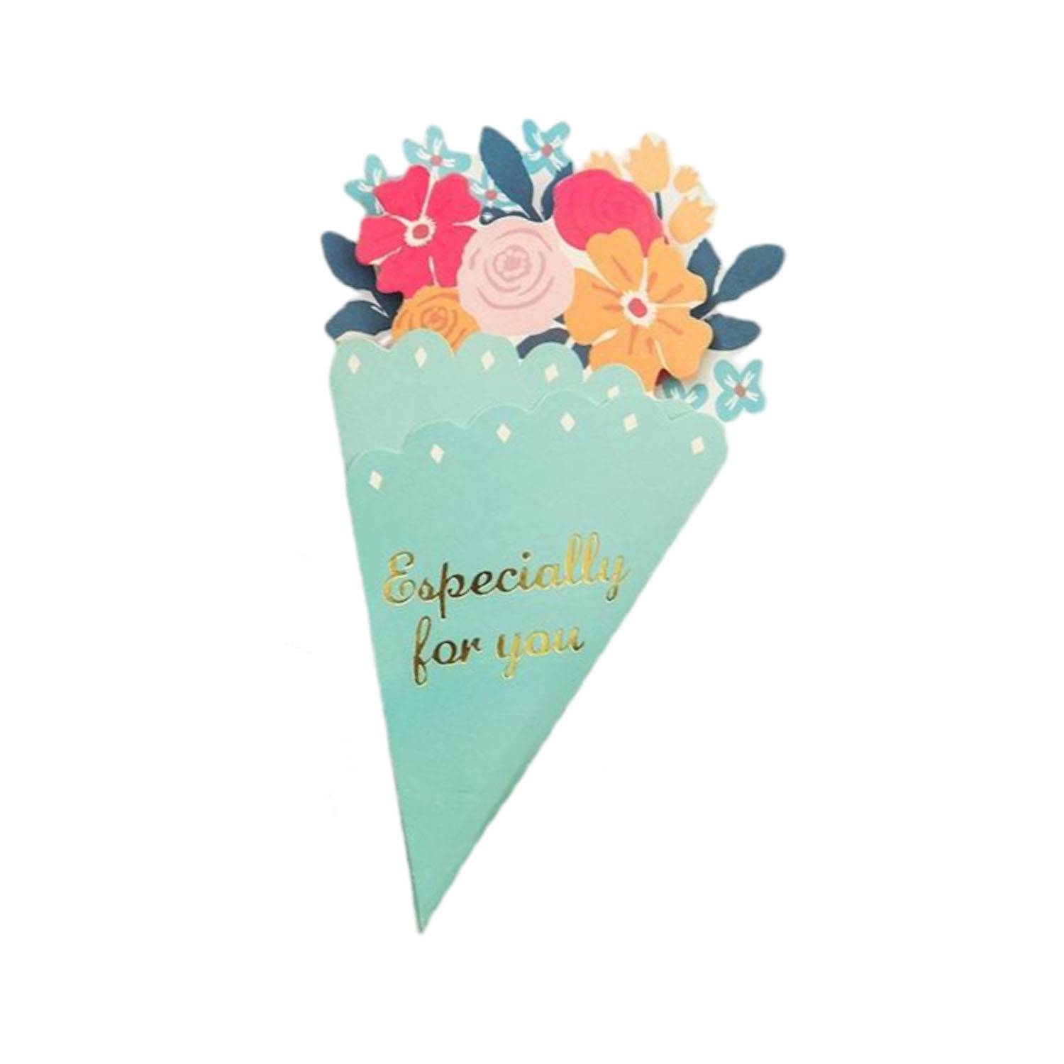 3D Paper Flower Bouquet Pop Up Greeting Card – AJFashionGroup